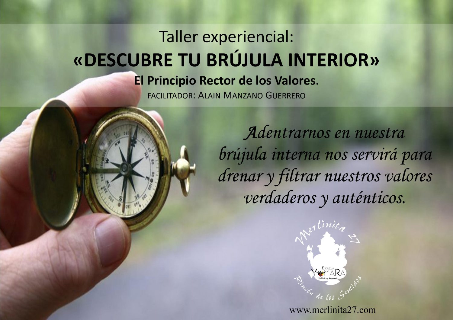 «DESCUBRE TU BRÚJULA INTERIOR» - Merlinita27 | Escuela Yomara